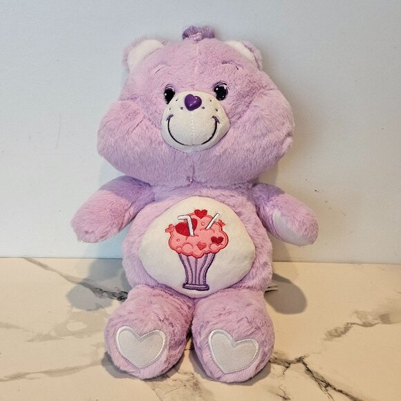 Care Bears | Toys | Care Bears Share Bear Purple Milkshake Plush | Poshmark